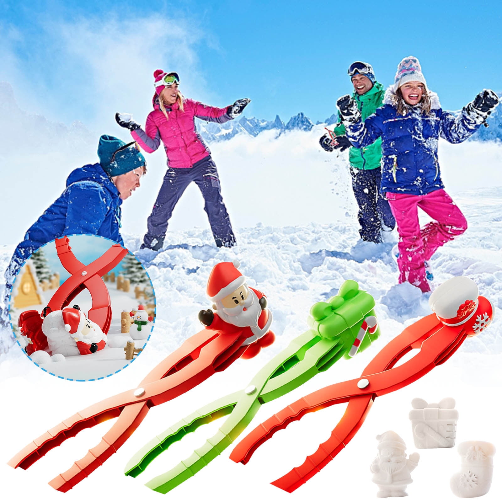 Durable ABS Plastic Snowball Maker with Ergonomic Handle - Quick Snow ...