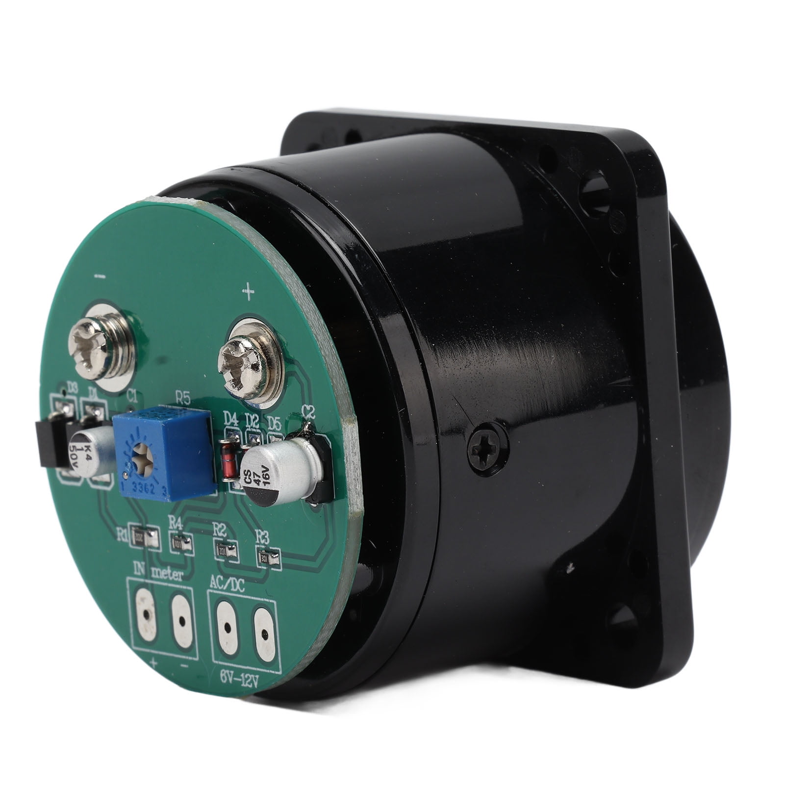 Durable ABS VU Panel Meter, 12V LED Backlight, Clear Clockwise ...