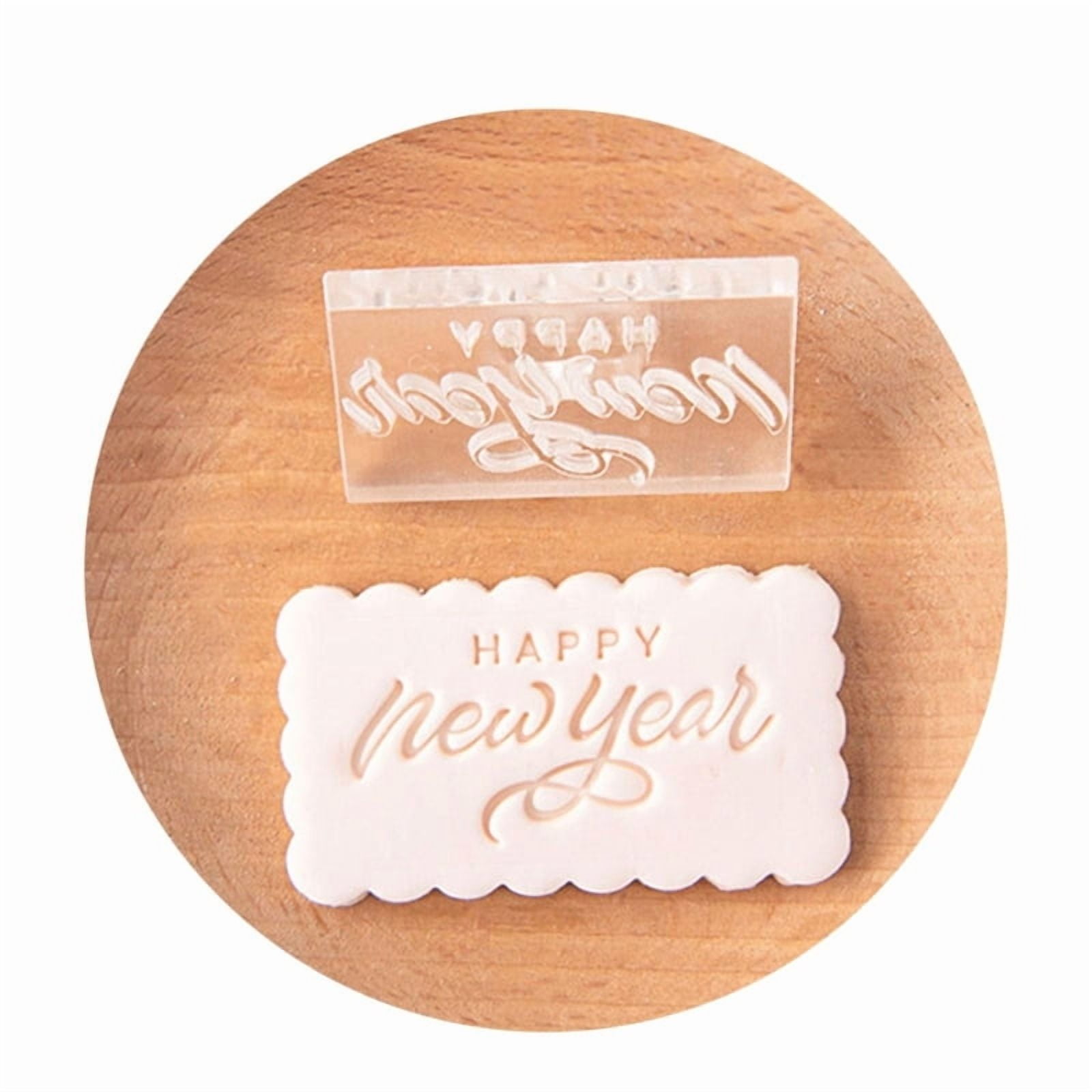 Durable Acrylic Fondant Molds Stable Letter Embosser For Festival Cake ...