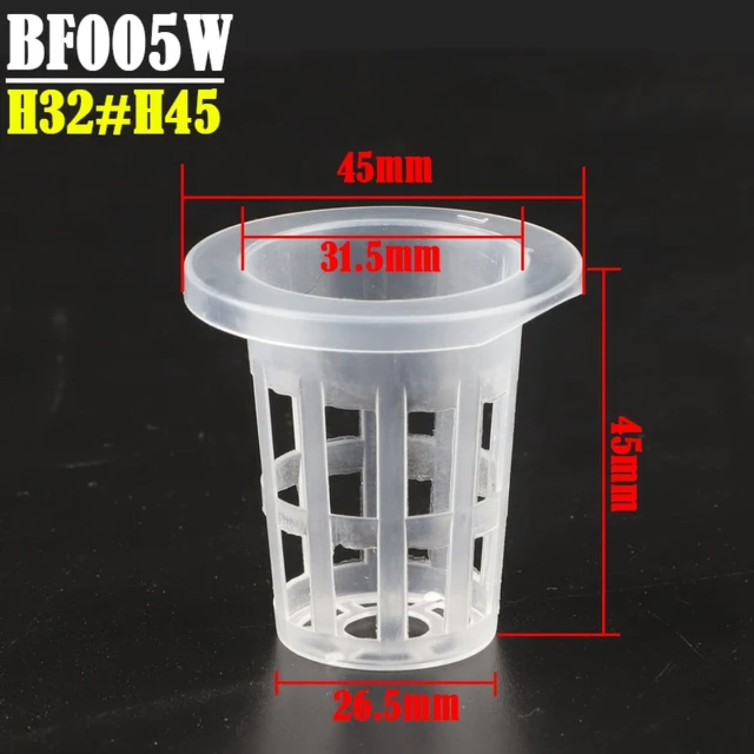 Durable Aeroponic Veg Planter Clone Mesh Pots for Indoor Gardening ...