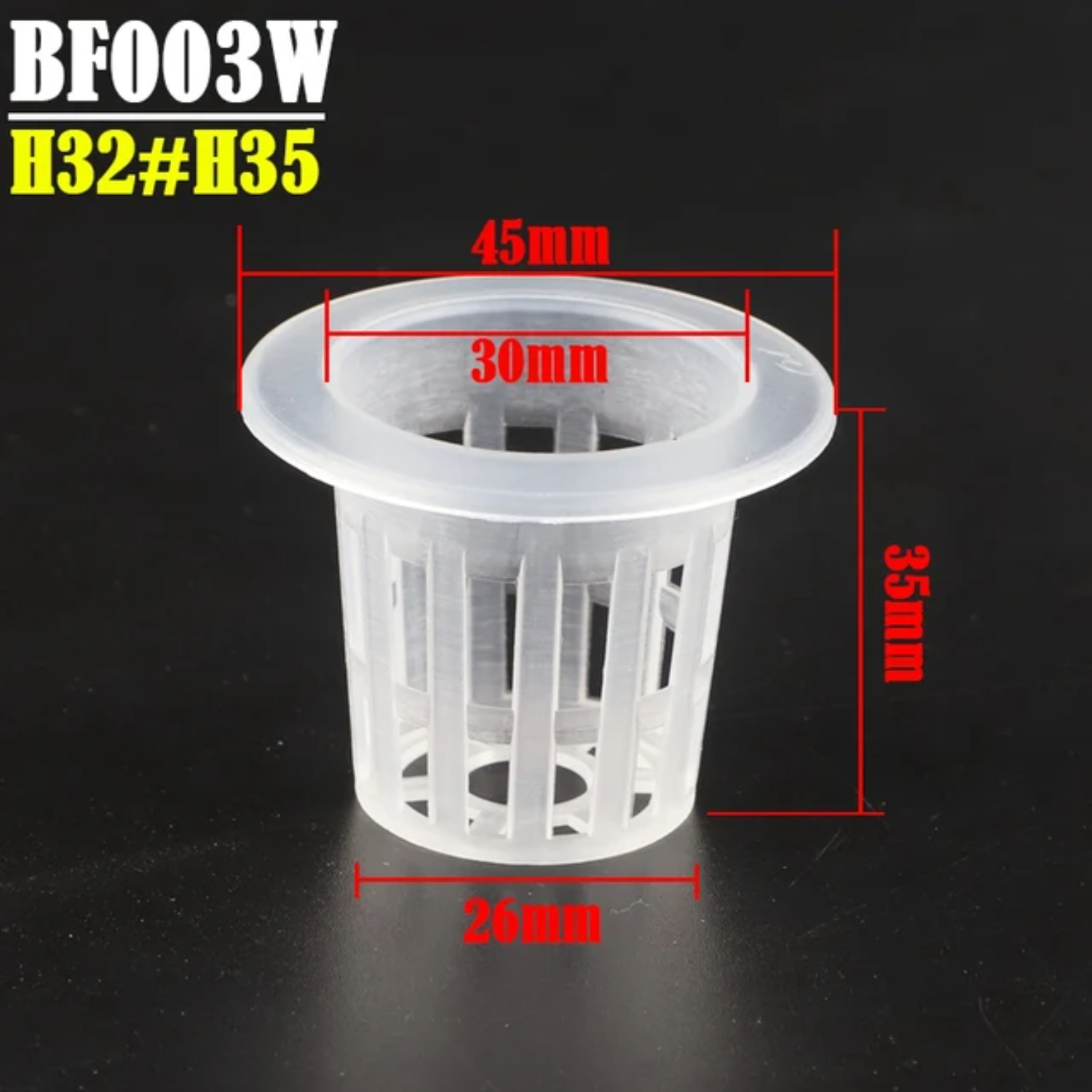 Durable Aeroponic Veg Planter Clone Mesh Pots for Indoor Gardening ...