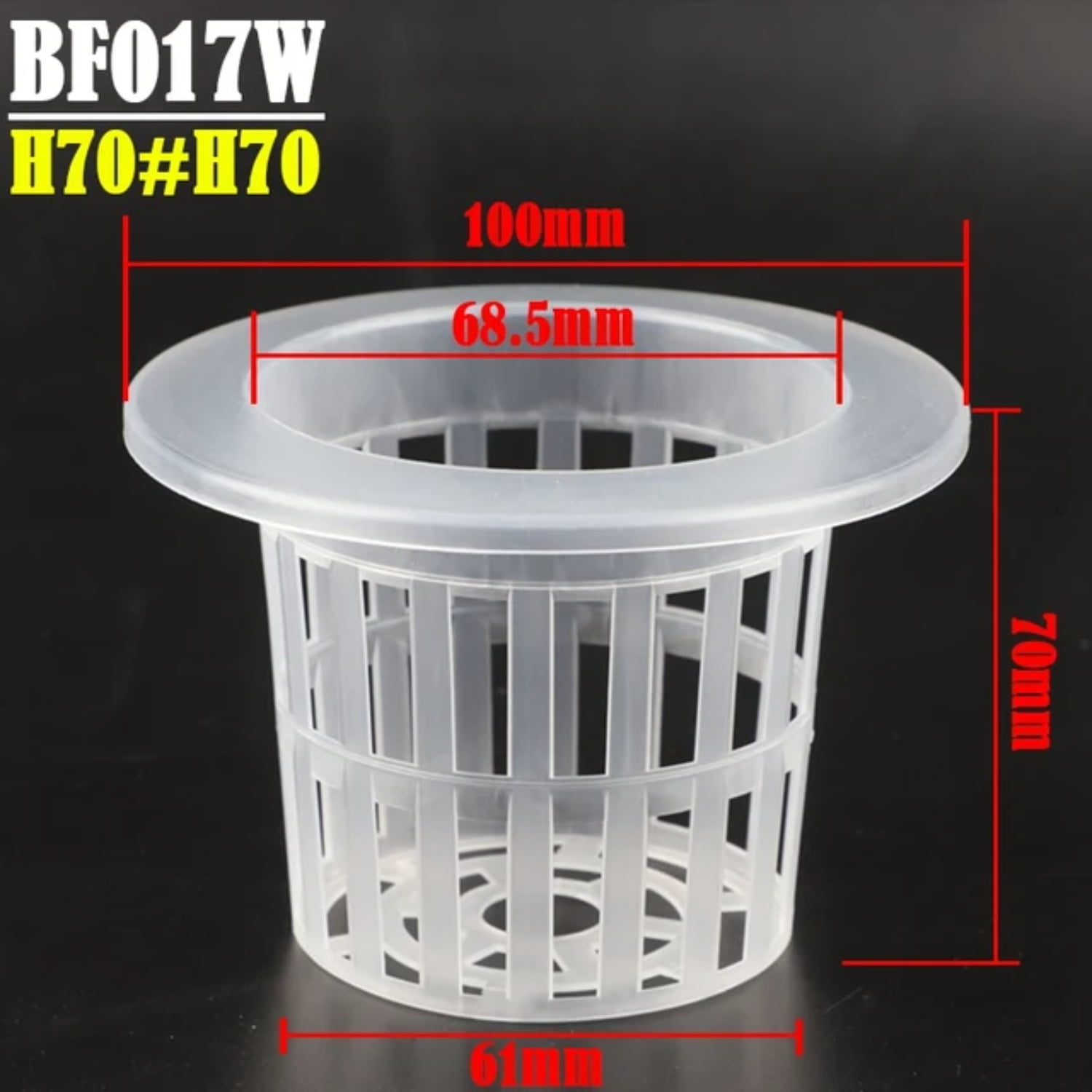 Durable Aeroponic Veg Planter Clone Mesh Pots for Indoor Gardening ...