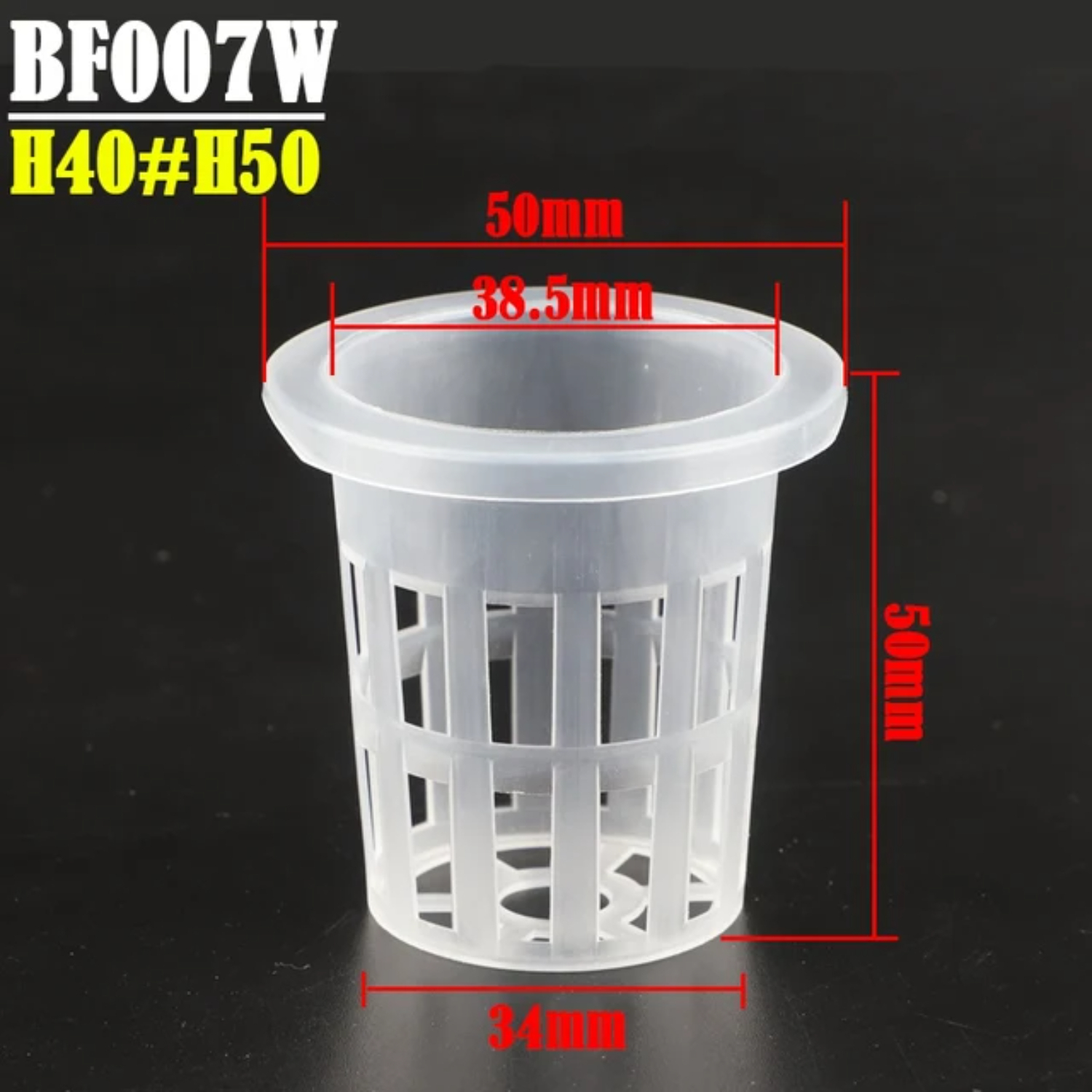 Durable Aeroponic Veg Planter Clone Mesh Pots for Indoor Gardening ...