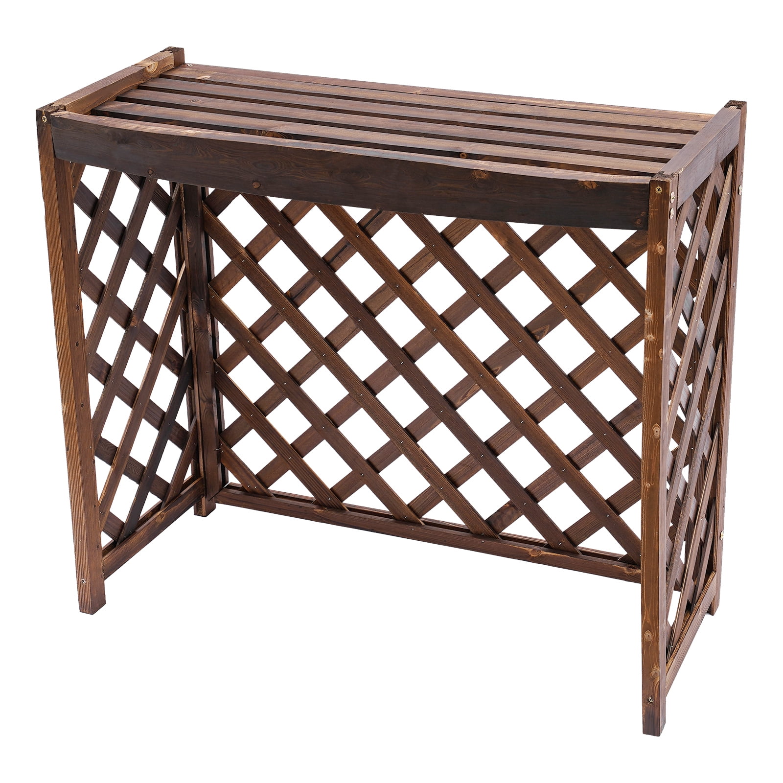 Durable Air Conditioner Cover with Carbonized Preservative Wood ...