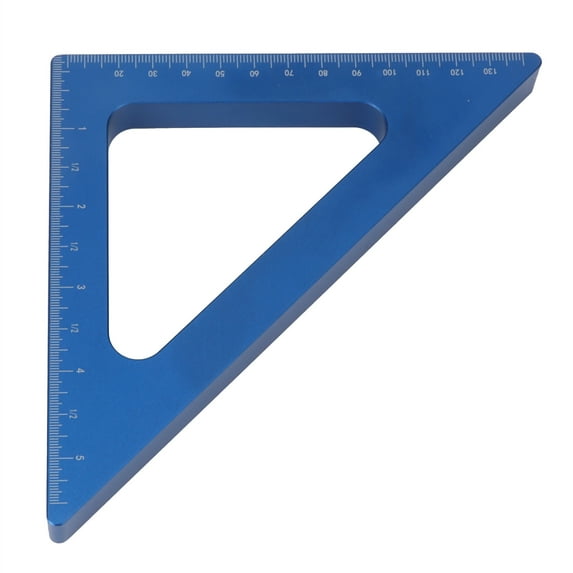 Durable Aluminum Alloy Ruler, 90° Woodwork Measurement Tool with Inch ...