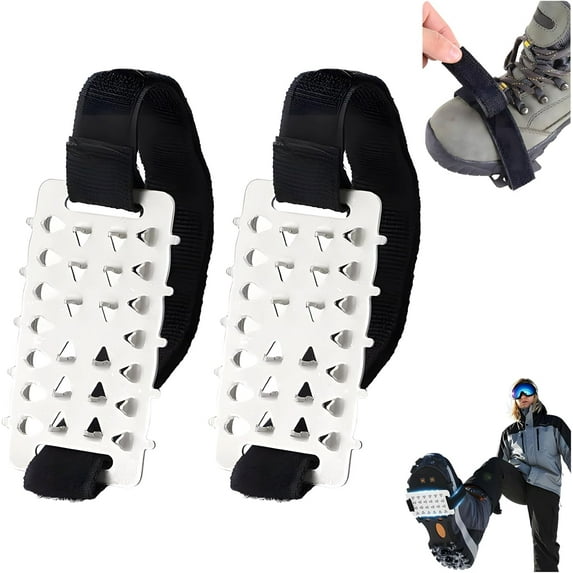 Durable Anti-Slip Ice Cleats Set for Shoes, Crampons, Ice Cleats for ...