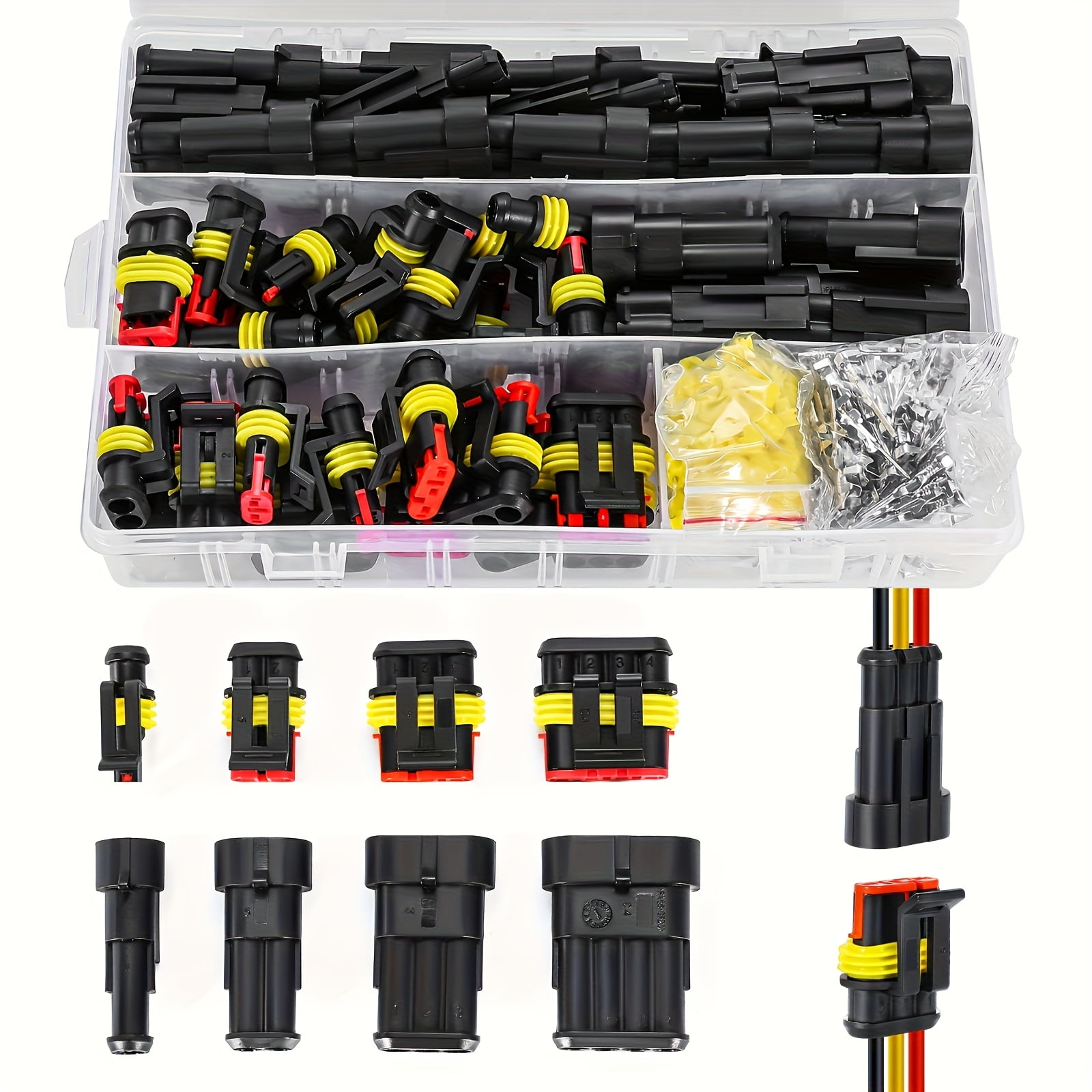 [Durable Automotive Connector] 352pcs Automotive Quick Connect HID ...