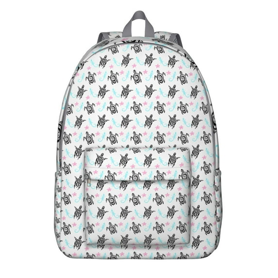 Durable Backpack with Hawaiian Turtle and Nautical Ocean Pattern, Great ...