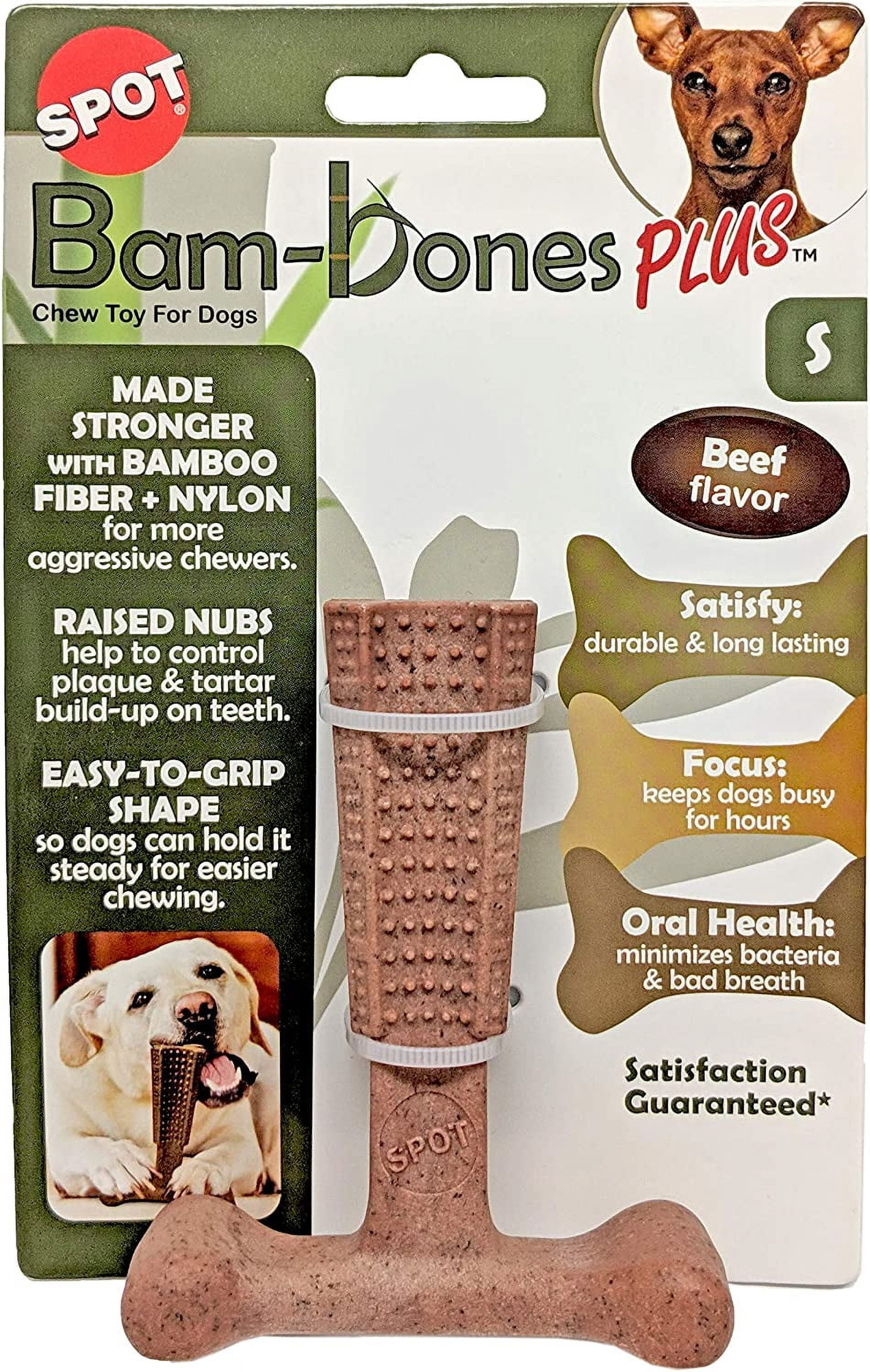 Durable Bamboo Nylon Beef Dog Chew Toy for Aggressive Chewers - Walmart.com