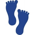 Durable Barefoot Footprint Stickers, Small, Waterproof Gloss Vinyl ...
