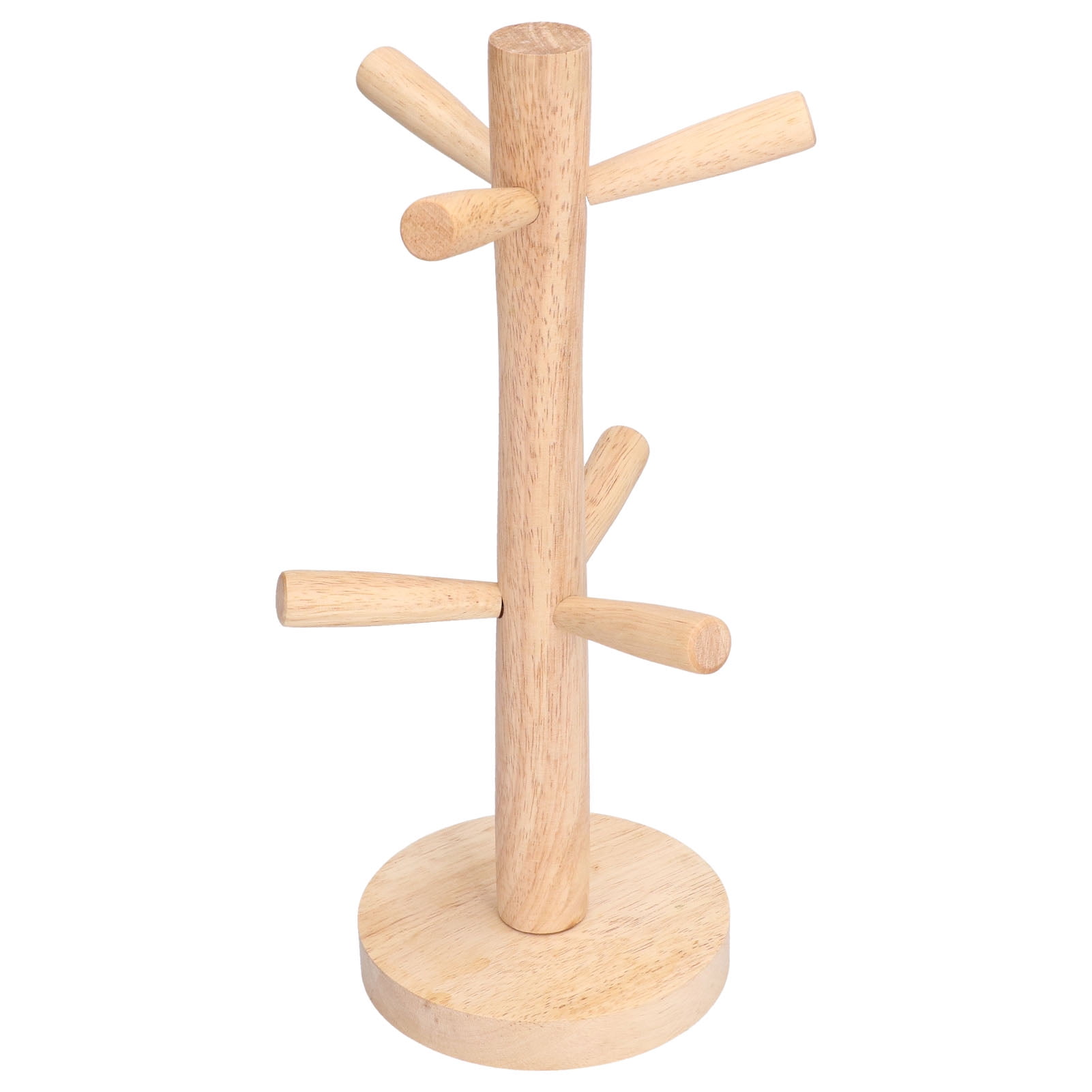 Durable Beech Wood Cup Organizer, Stable Mug Holder For Coffee Tea, 6 Cup Capacity - Walmart.com