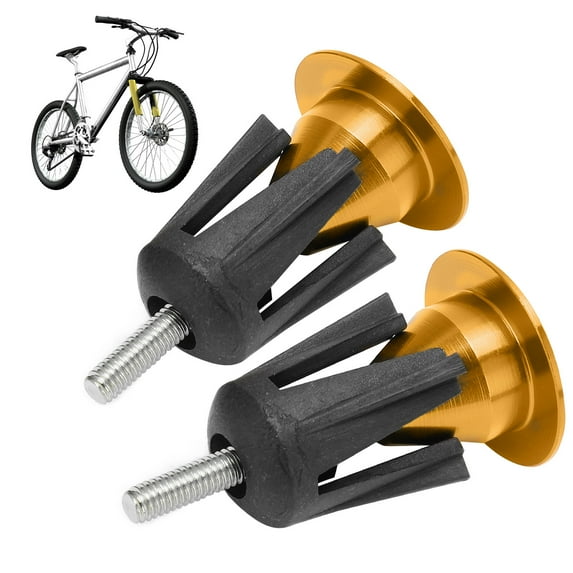 Durable Bike Handlebar End Caps, Aluminum Alloy Plastic, Fits Most Bikes, 2 Pack - Walmart.com