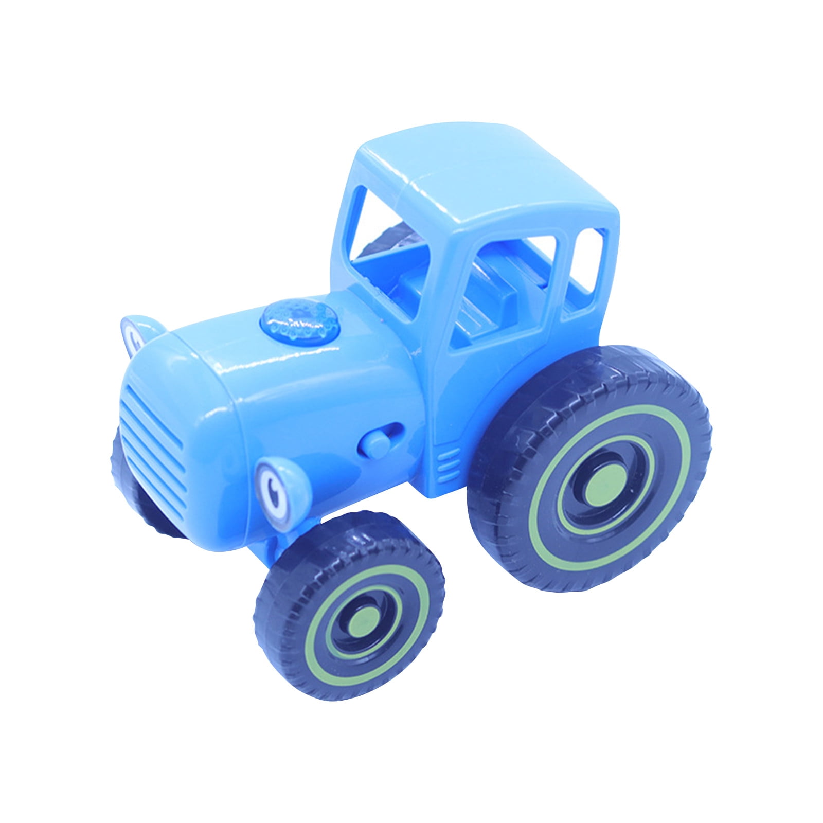 Durable Blue Toy Tractor for Kids, Push and Go Play Vehicle, Safe and ...