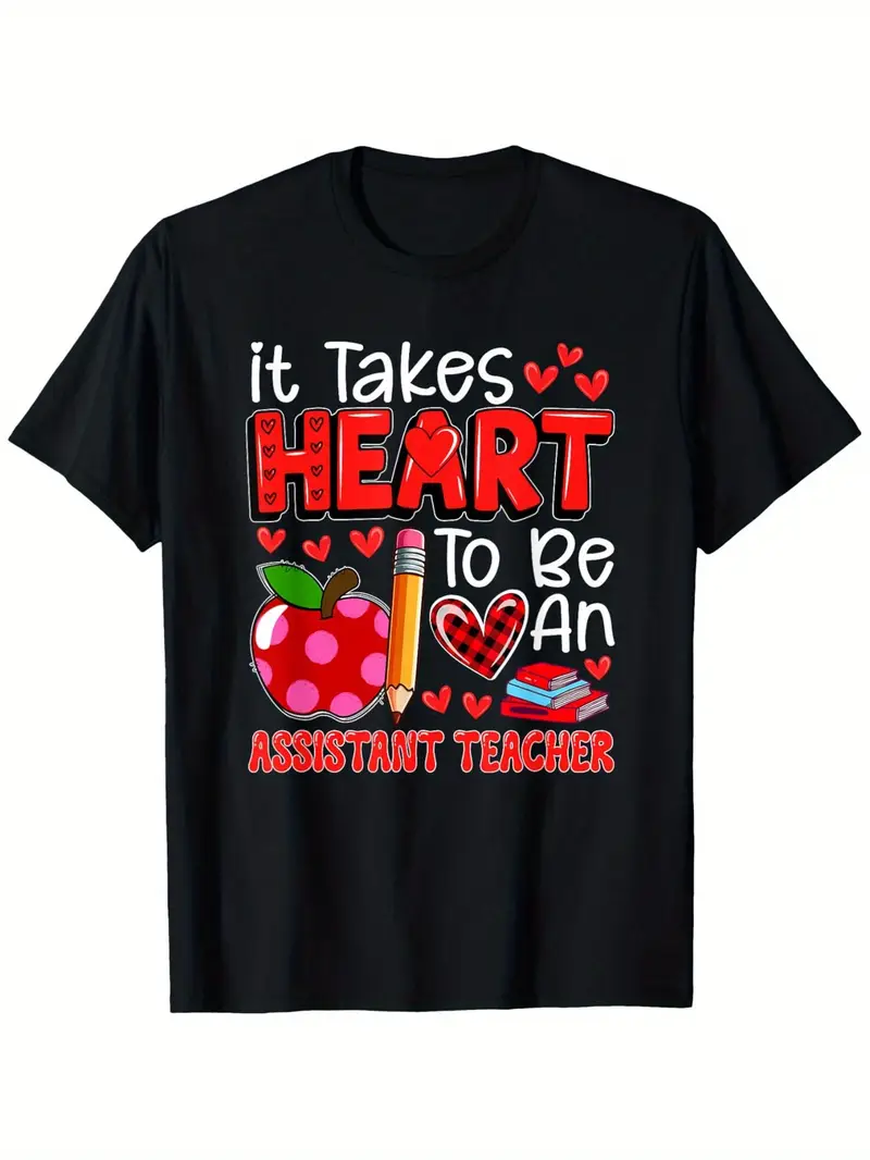 [Durable Build] "It Takes Heart to Be an Assistant Teacher Valentine's ...