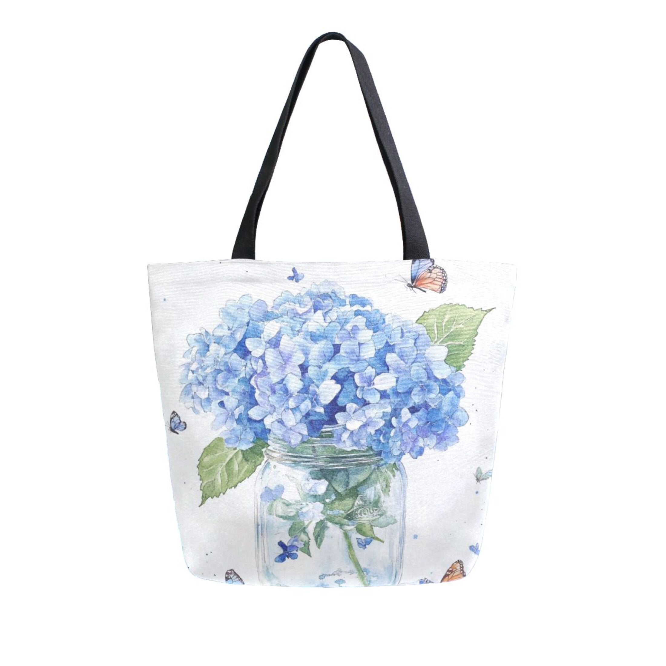 Durable Canvas Tote Bag with Zip Pocket Bags for Woman Shoulder ...