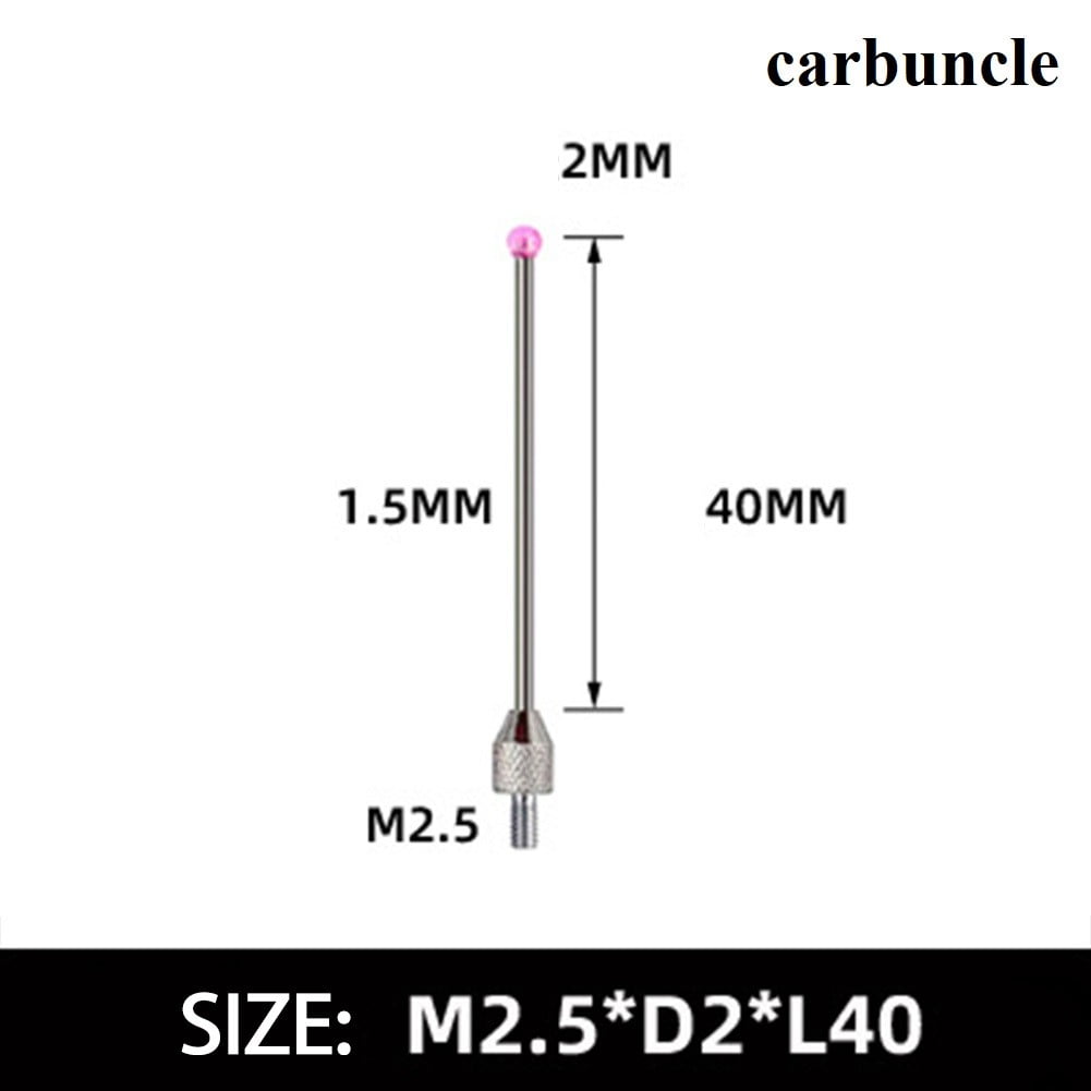 Durable Carbuncle Tungsten Steel Head Probe for M2 5 Thread Micrometer ...