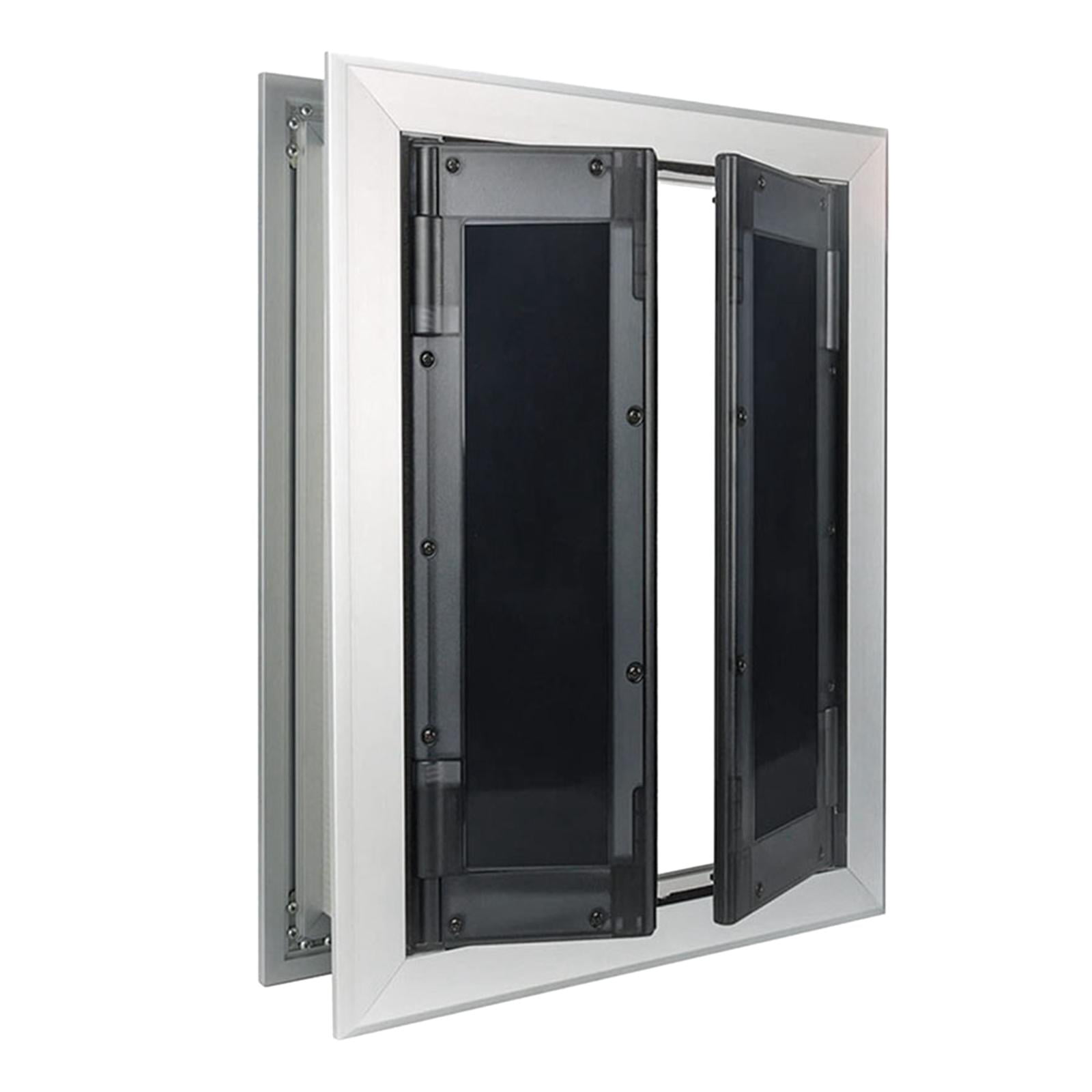 Durable Cat Dog Doors, Lockable Weatherproof Pet Accessories Entry ...