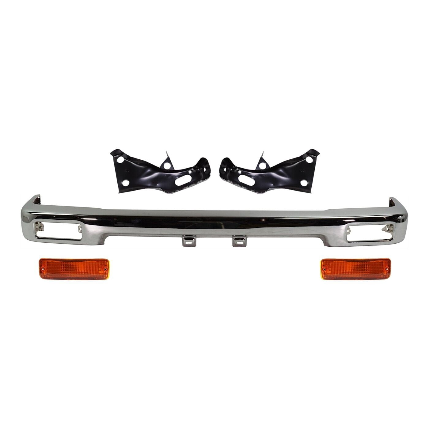 Durable Chrome Front Bumper Face Bars for Toyota for Pickup 1989-1995 ...