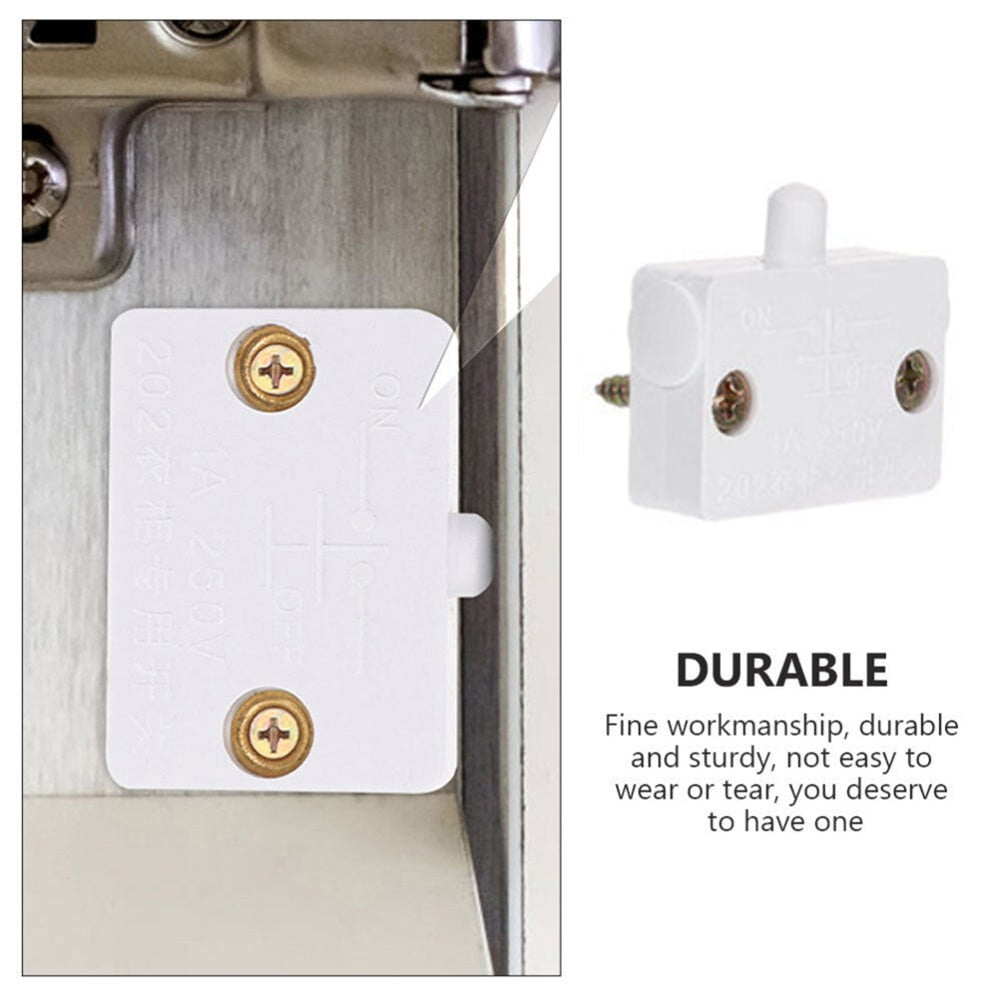 Durable Closet Light Switch Lamp Switch 3.3x3.1x1cm ABS Metal ...