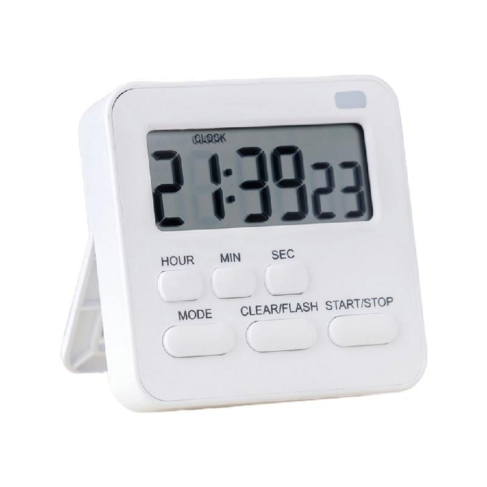 Durable Countdown Clock Cooking Alarm Clock with Flashing Light Timer ...