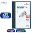 Durable DURACLIP A4 Clip Folder – 30 Sheet PVC Display File, 25 Pcs ...