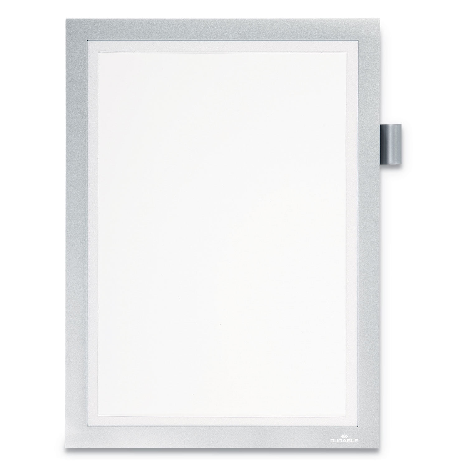 Durable DURAFRAME Note Sign Holder 8 1/2" x 11" Silver Frame 477323 ...