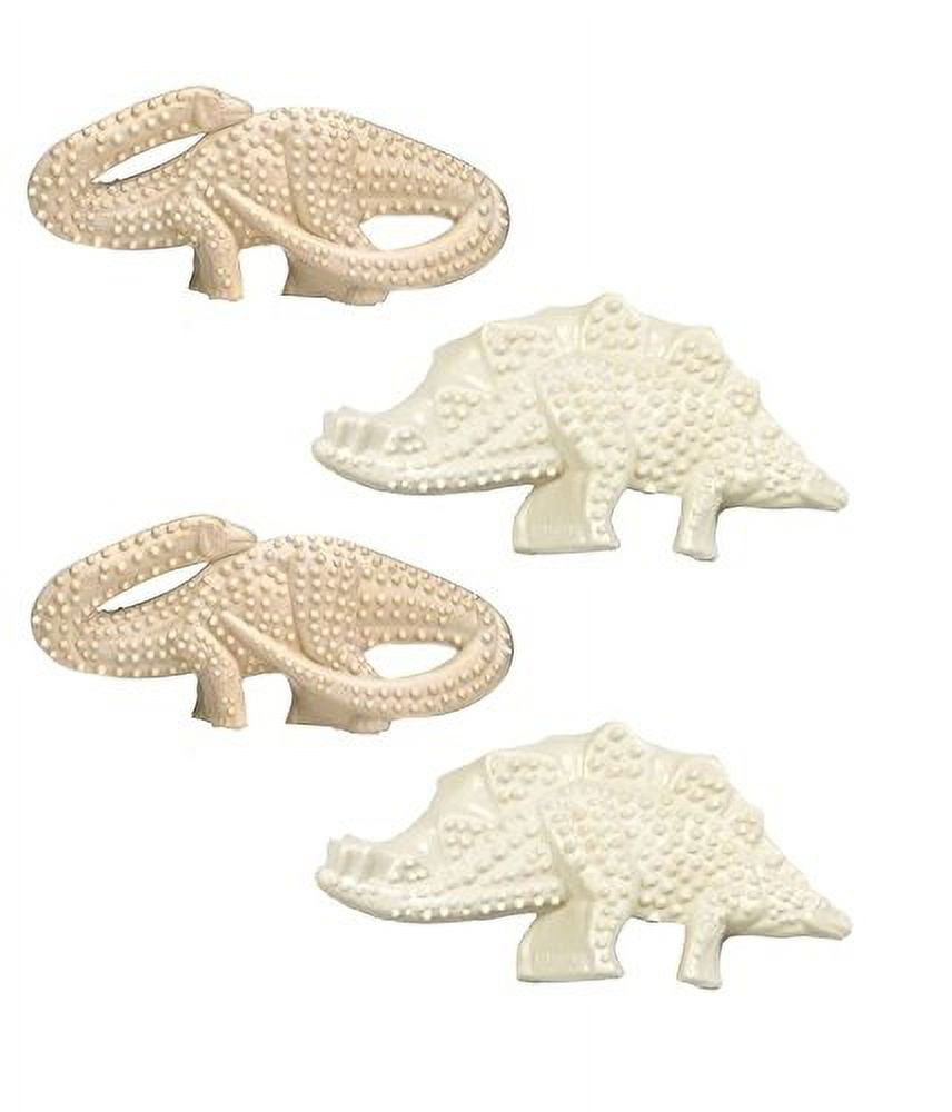 Durable Dental Dinosaur Textured Dog Chew Toy Stagosaurus Brontosaurus ...