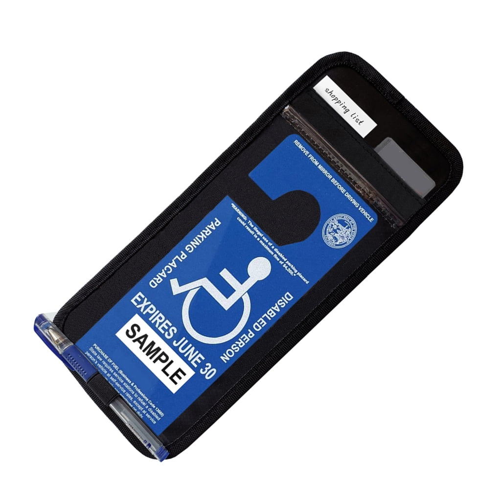 Durable Disability Handicap Permit Placard Protector Parking Car Holder ...