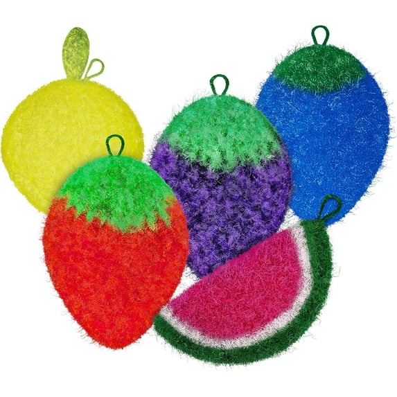 Durable DishScrubber (5 Pc) – Long Lasting, Non-Scratch, Odorless and ...
