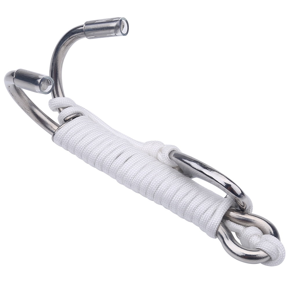 Durable Diving Hook W/ 4.7ft Line, Two Color Options, Stainless Steel ...