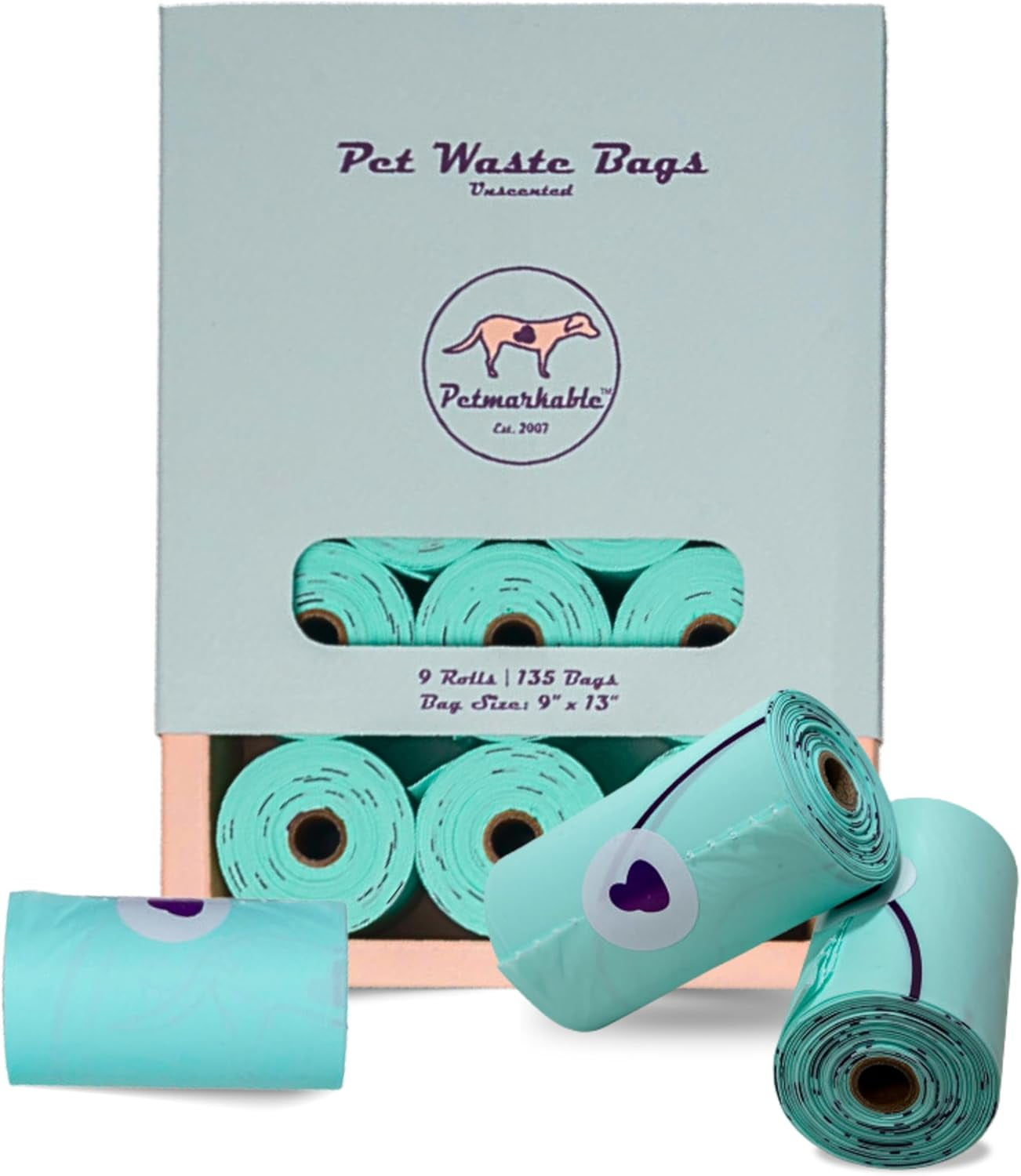 Durable Dog Poop Bags Rolls Eco Friendly, Leakproof, Odor-Free ...