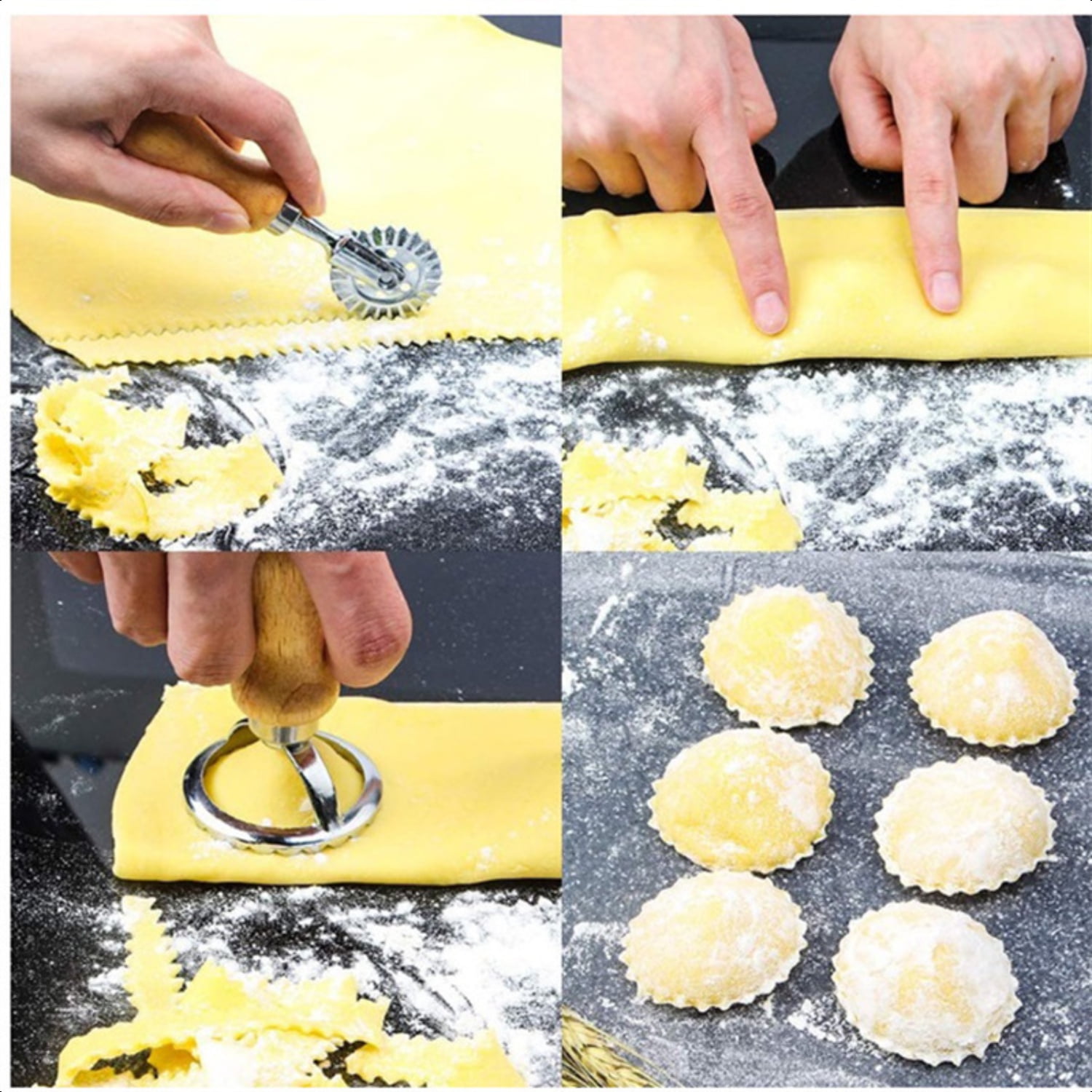 Durable and Easy-to-Use Kitchen Attachment Ravioli Cutter Set with ...