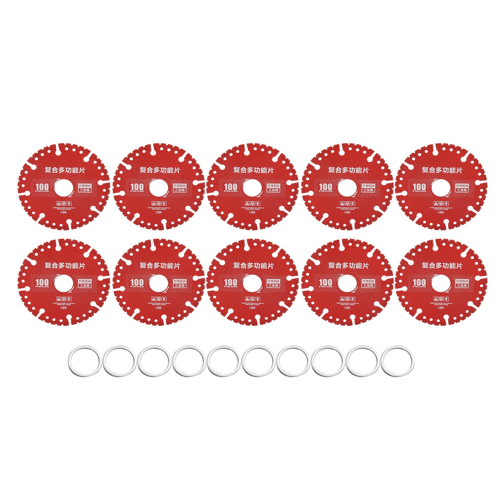 Durable Emery Cutting Wheel, 100 x 20 x 2mm, Flat, Multifunctional ...