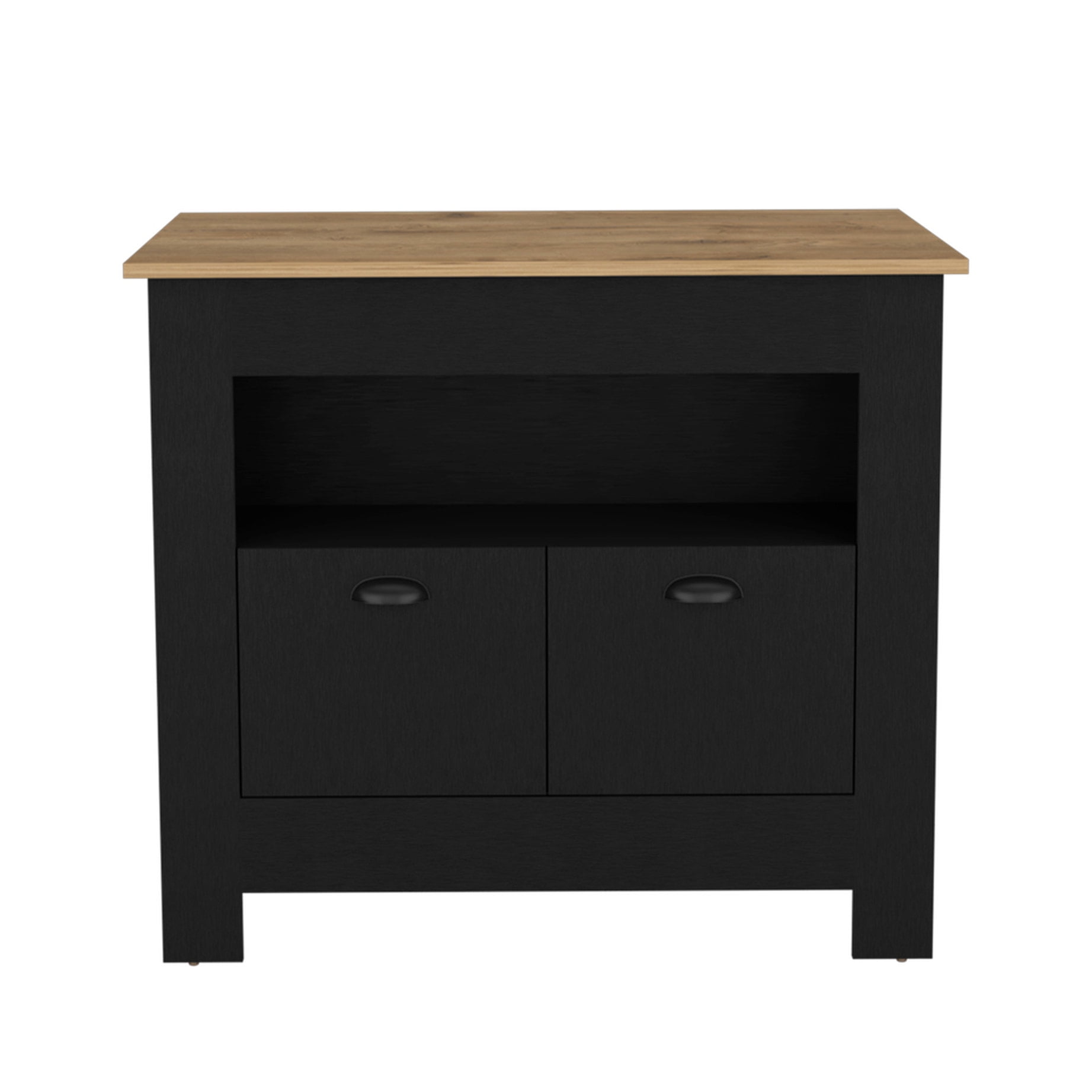 Durable Engineered Wood Kitchen Island for Food Preparation and Display ...