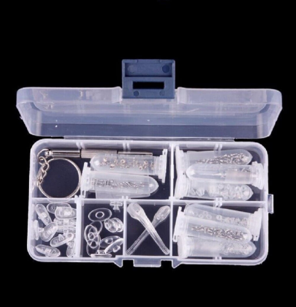 Durable Eyeglass Repair Kit – All-in-One Optical Screw, Nose Pad & Nut ...
