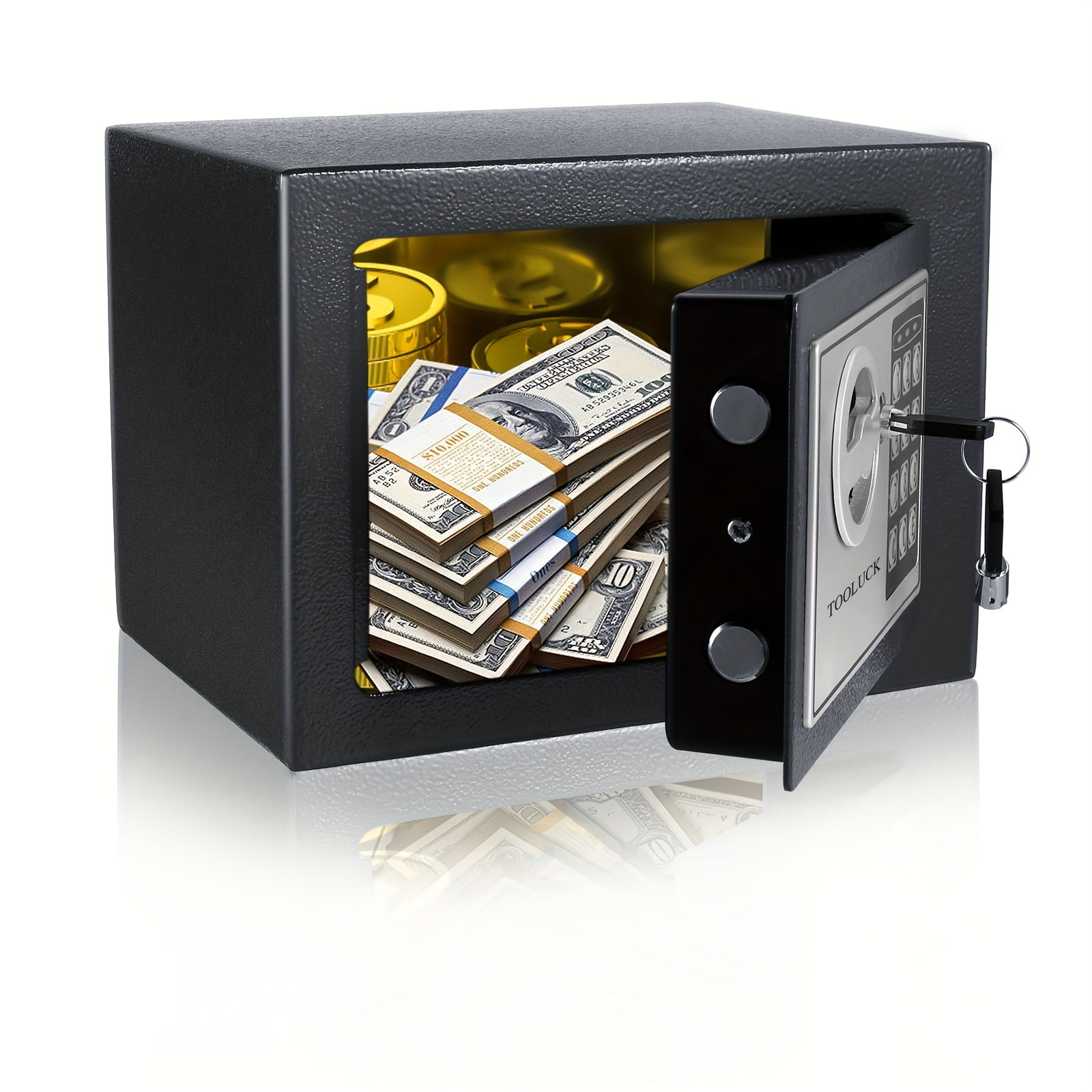 [Durable] FANRUINA Fireproof Safe Box - Digital Keypad & Dual Key ...