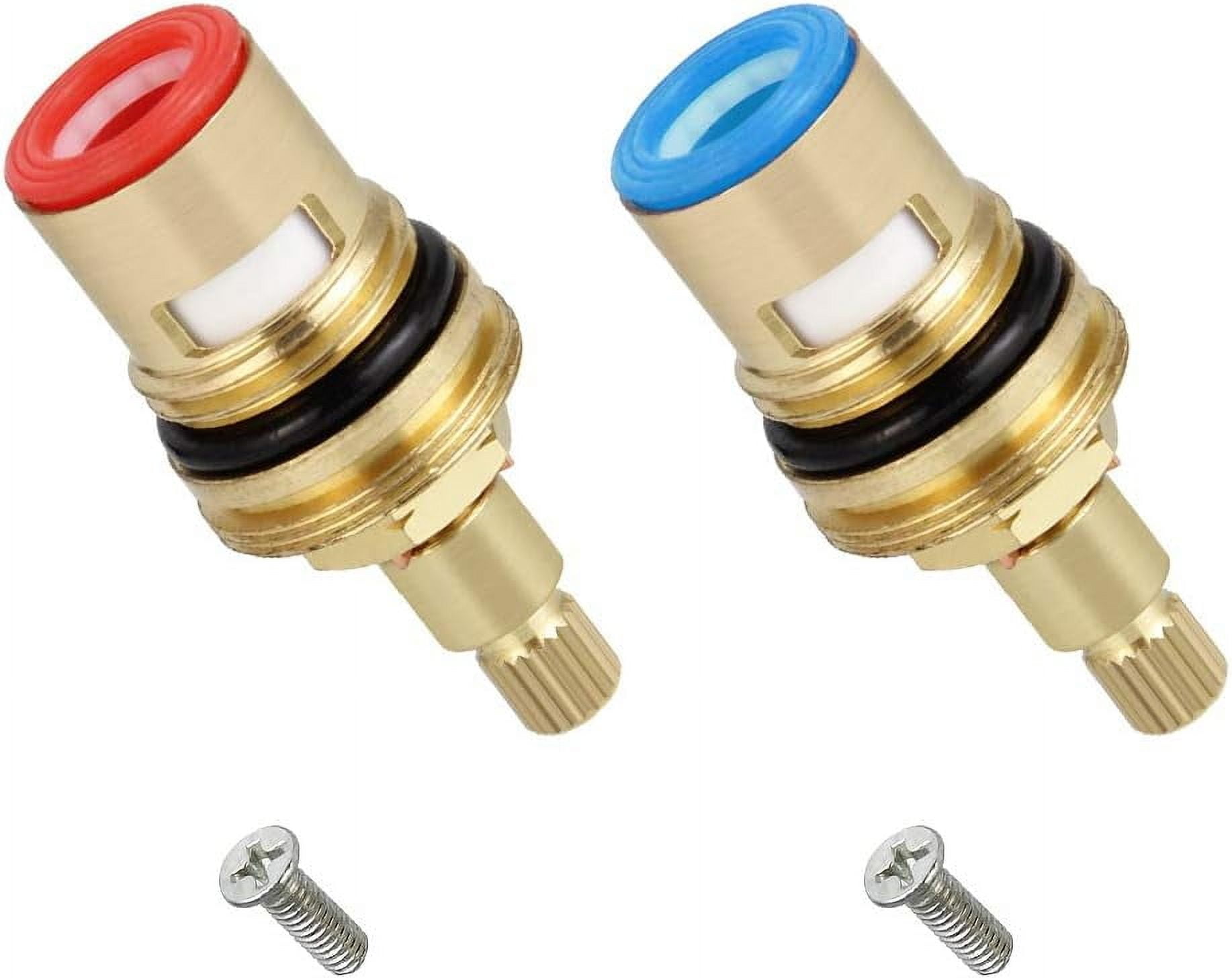 Efficient Basin Faucet Valve, Brass Ceramic Stem Cartridge with Quarter ...