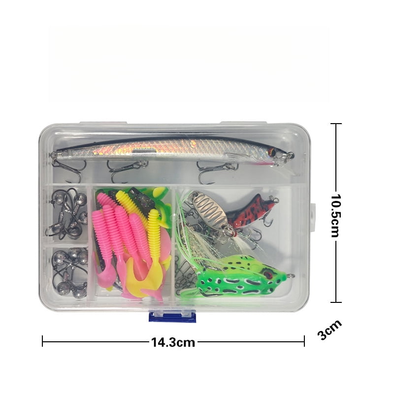 Durable Fishing Lures Jigs Multi-Section Swimming Plastic Bionic Fake ...