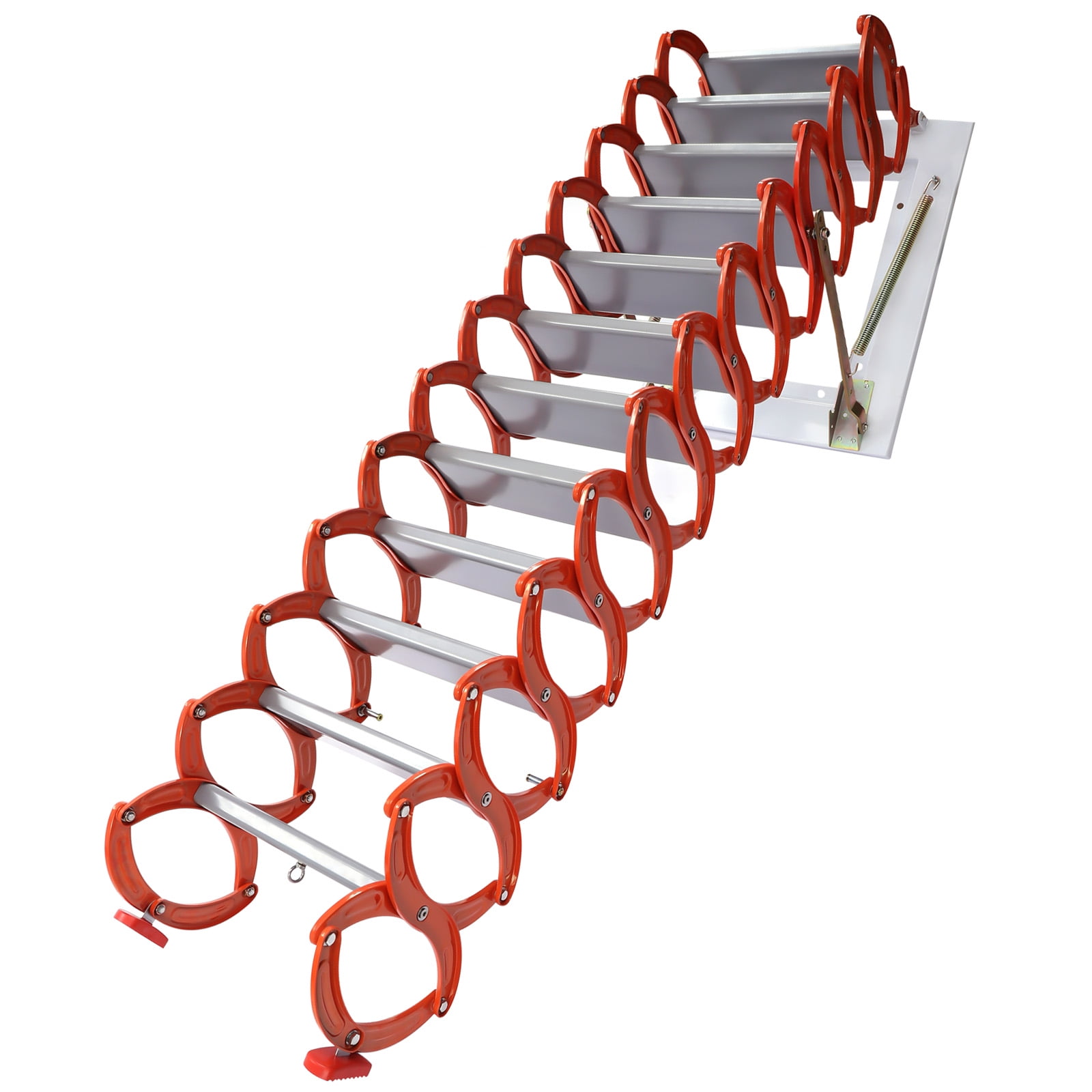 Durable Foldable Wall-Mounted Step Ladder, 881.85lbs Capacity, Safe and ...