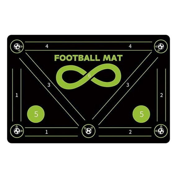 Durable Football Training Floor Mat: Non-Slip Rubber Pads Provide Ideal ...