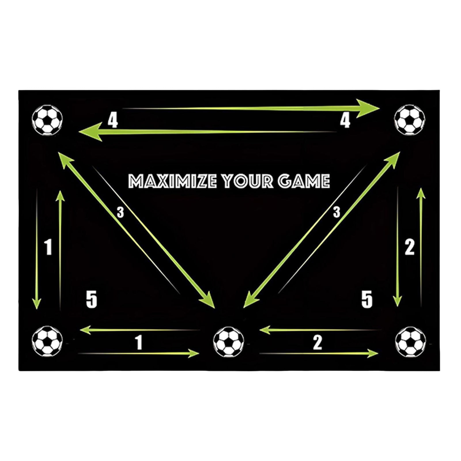 Durable Football Training Floor Mat: Non-Slip Rubber Pads Provide Ideal ...