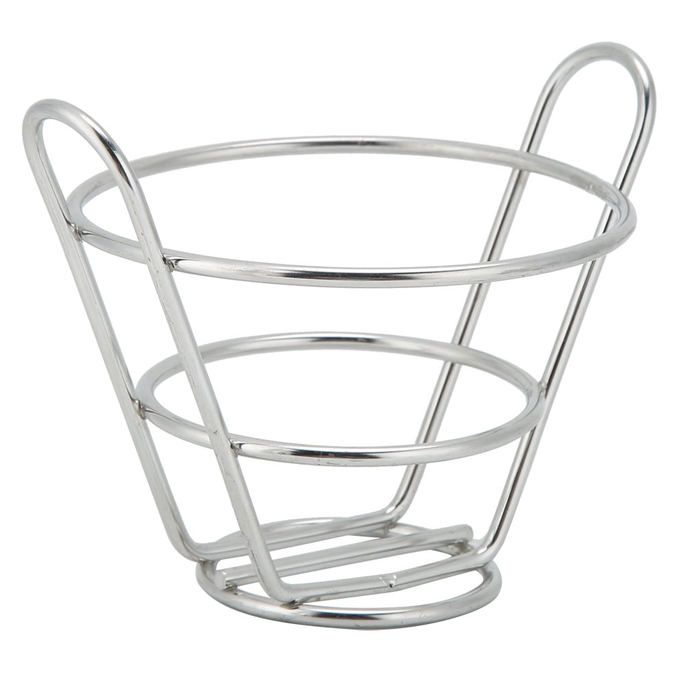 Durable French Fries Stand, Metal Wire Chip Cone Basket For All Kinds ...