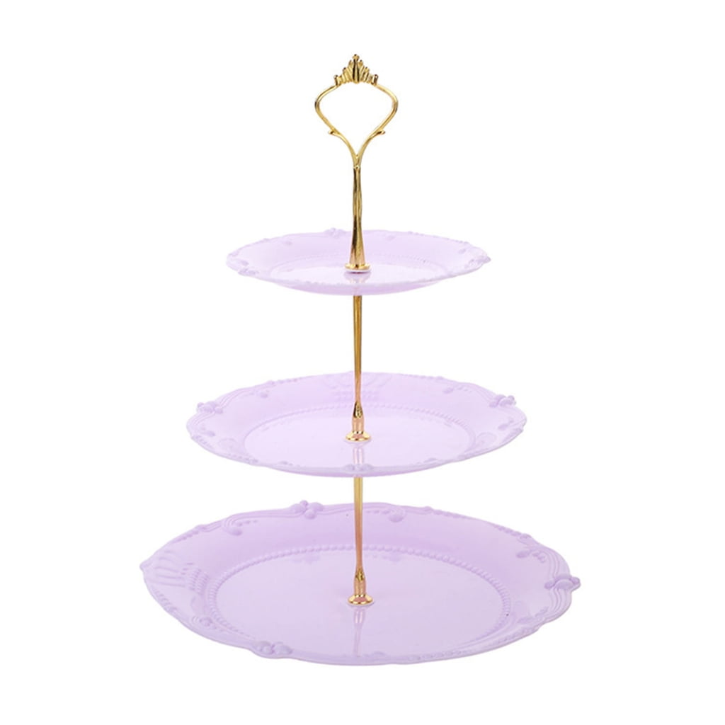 Durable Fruit and Dessert Organizer 3 Tiers Cake Display Stand Reusable ...