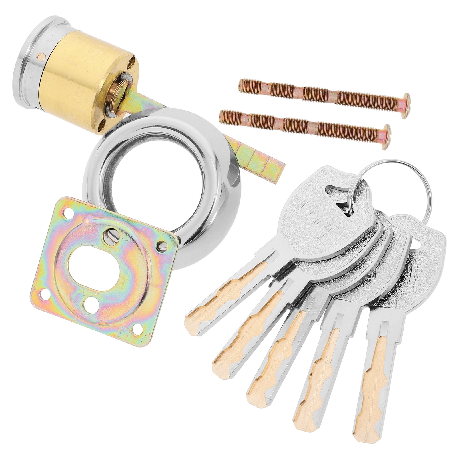 Durable Full Copper Core Lock Cylinder with Blade Key for Doors and ...