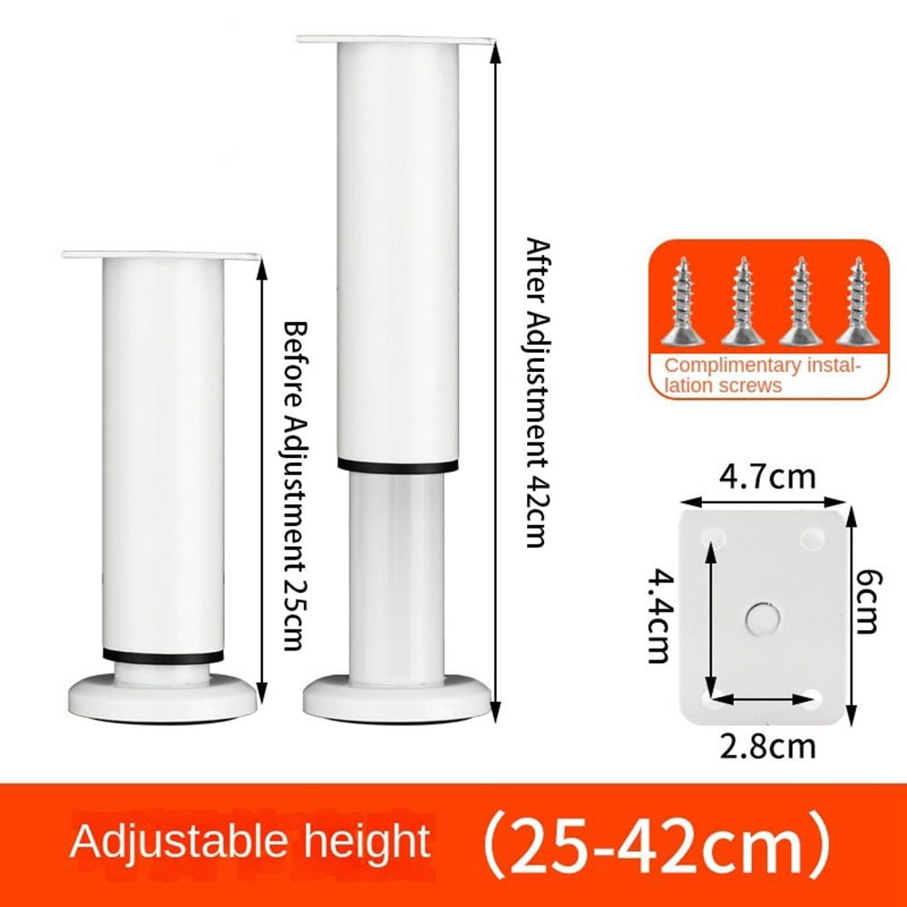 Durable Furniture Hardware Raise Height Adjustable Stainless Steel ...