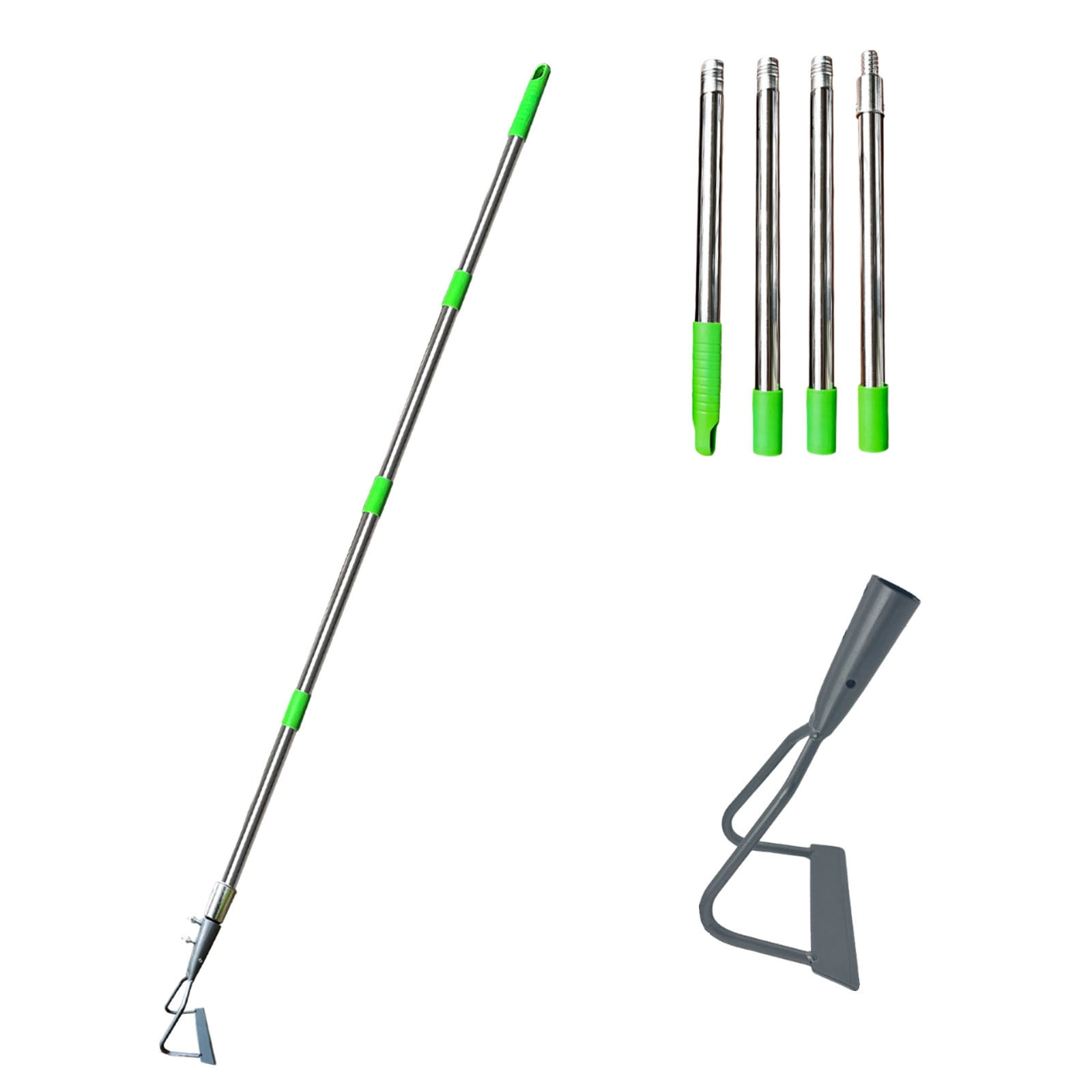 Durable Garden Hoe - Hollow Garden Hoe with Adjustable Long Handle ...