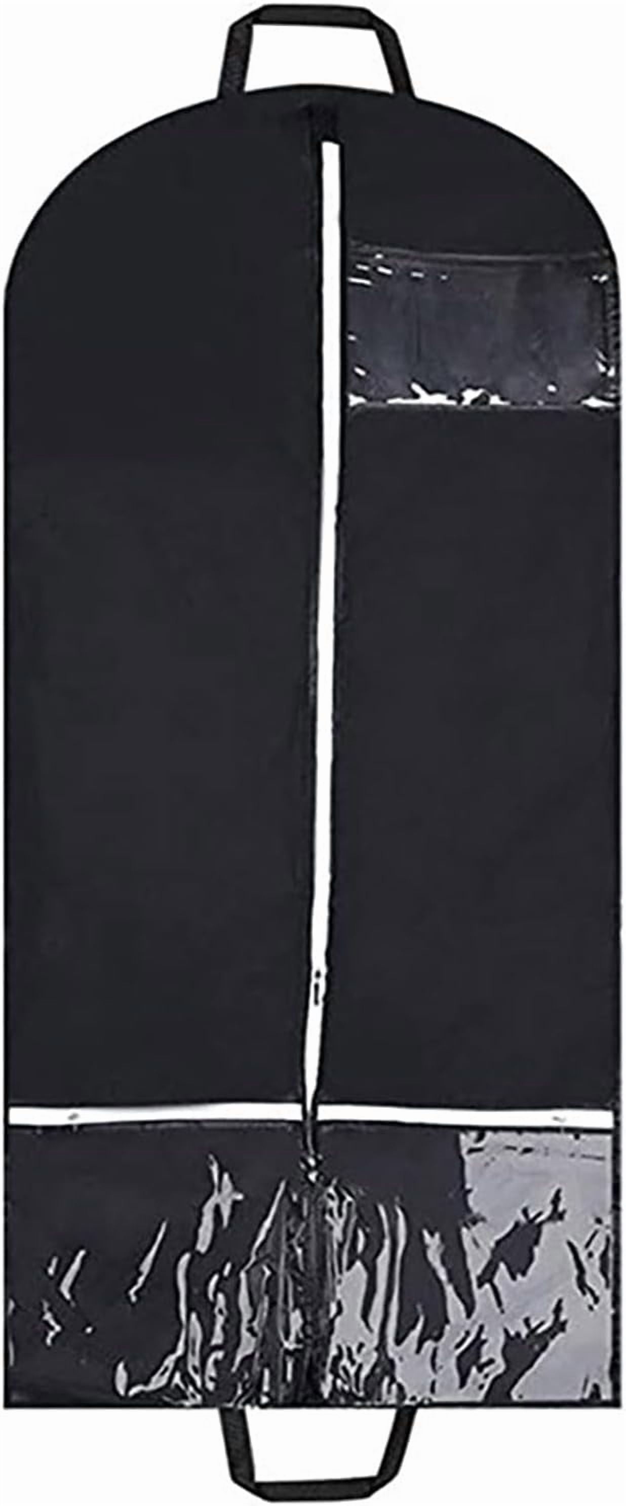 Durable Garment Bag Luggage with Clear Pockets Dust-Proof Closet ...