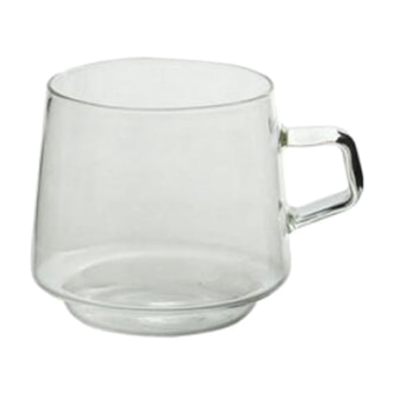 Durable Glass Mug Coffee Glasses with Handle Milk Cup Modern Breakfast ...