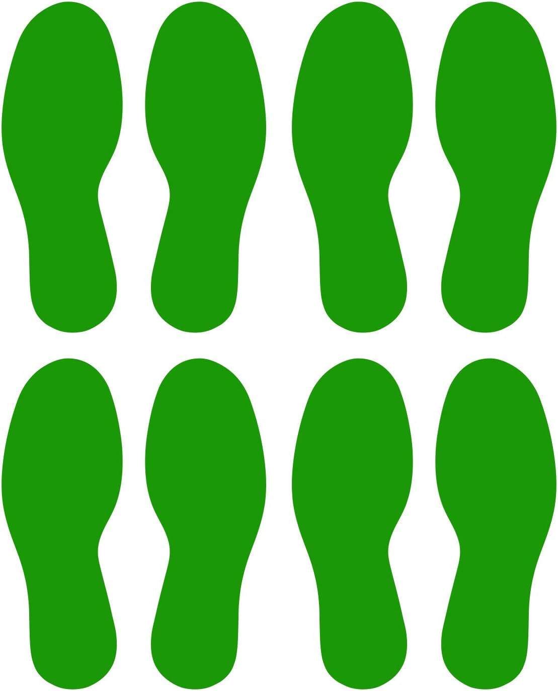 Durable Gloss Finish Yellow Green 10.5 Inch Large Footprint Decal Vinyl ...