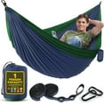Durable Hammock 400 lb Capacity, Nylon Camping Hammock Chair - Double ...